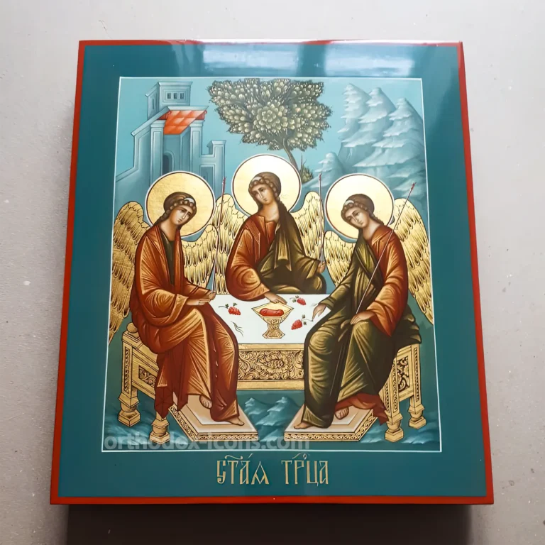 Blessed Trinity icon | Orthodox Painted Icons | Mstyora Icons