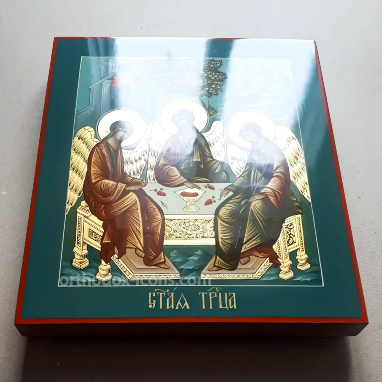 Blessed Trinity Icon | Hand-Painted Orthodox Icon