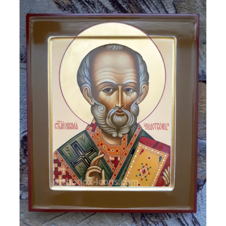 Icon of Nicholas Wonderworker | Christian Store | Mstyora Icons