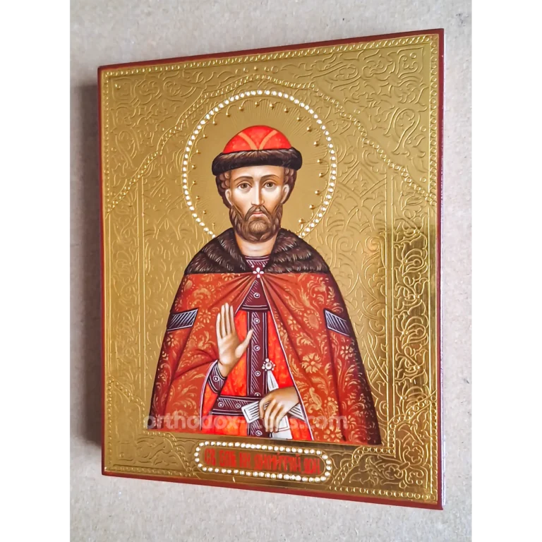 Orthodox Icon of St Dmitry Donskoy | Iconography Art | Mstyora Icons