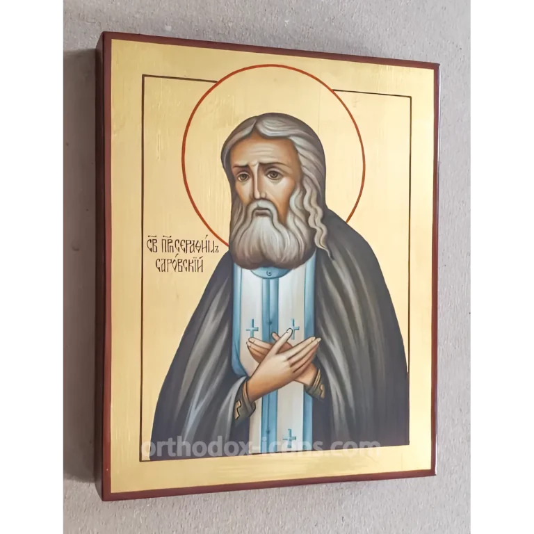 Orthodox Icon St. Seraphim Sarovskiy | Iconography Art | Mstyora