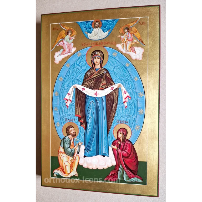 Protection of the Virgin Mary Orthodox Icon | Christian icons | Mstyora