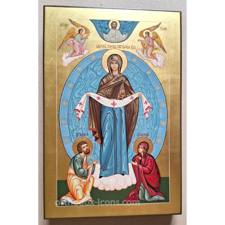 Protection of the Virgin Mary Orthodox Icon | Christian icons | Mstyora