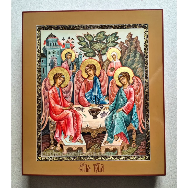 The Holy Trinity Icon | Christian Orthodox Icons | Mstyora Icon