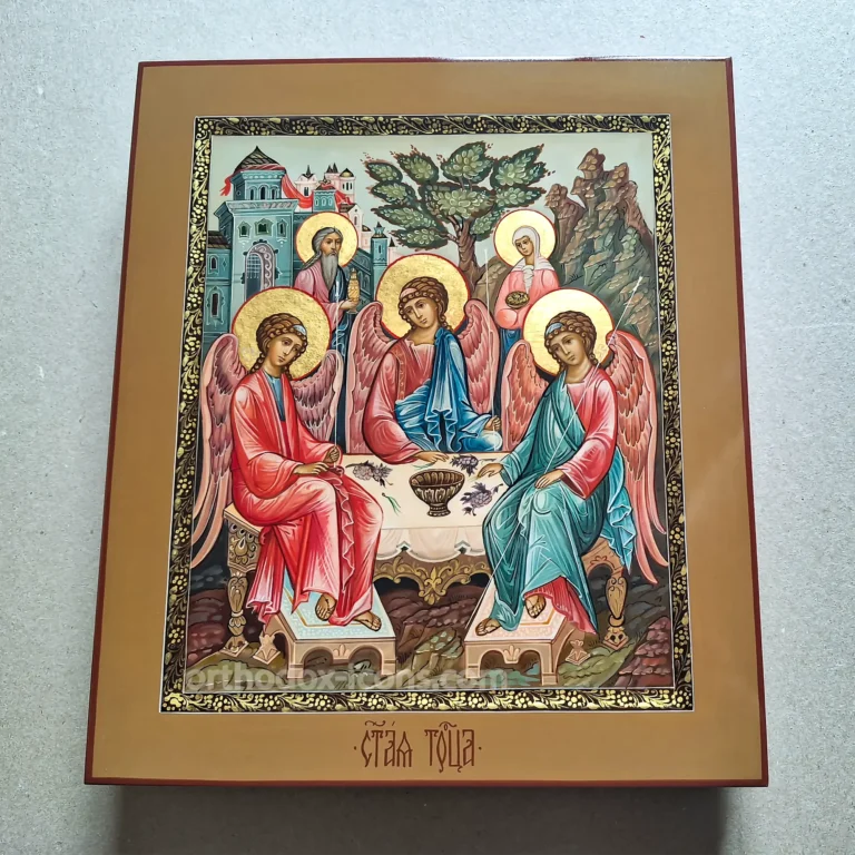 The Holy Trinity Icon | Christian Orthodox Icons | Mstyora Icon
