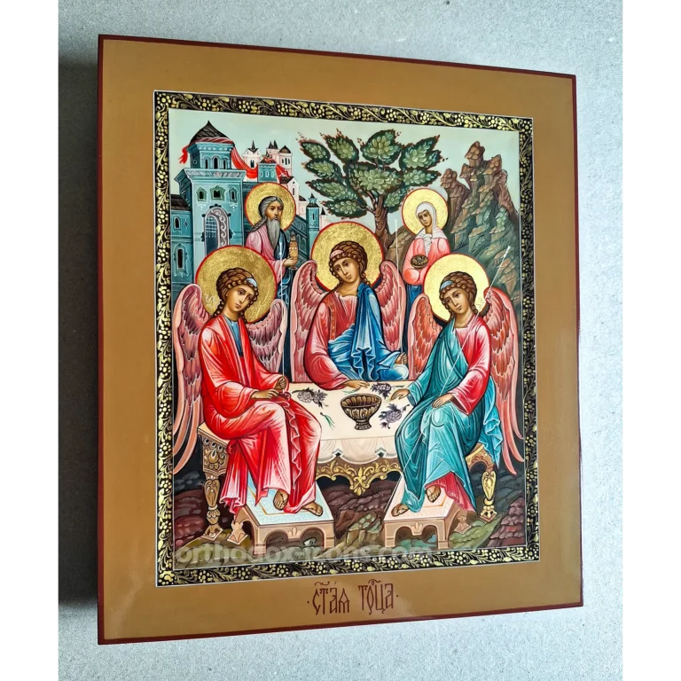 The Holy Trinity Icon | Christian Orthodox Icons | Mstyora Icon