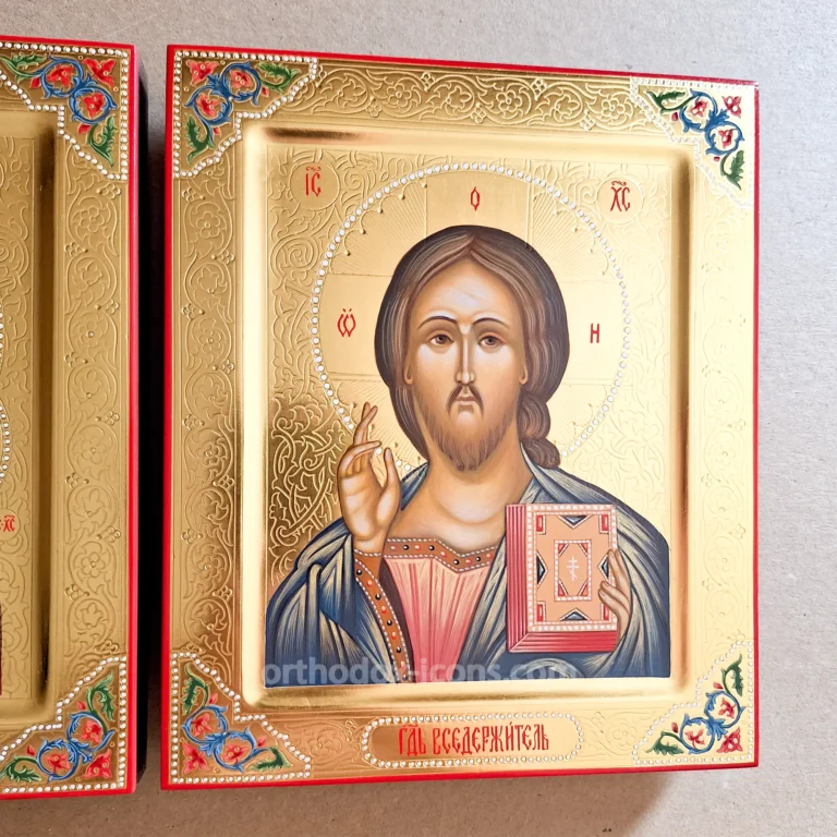 The Pantocrator Orthodox Icon | Hand-Painted Christ Icon